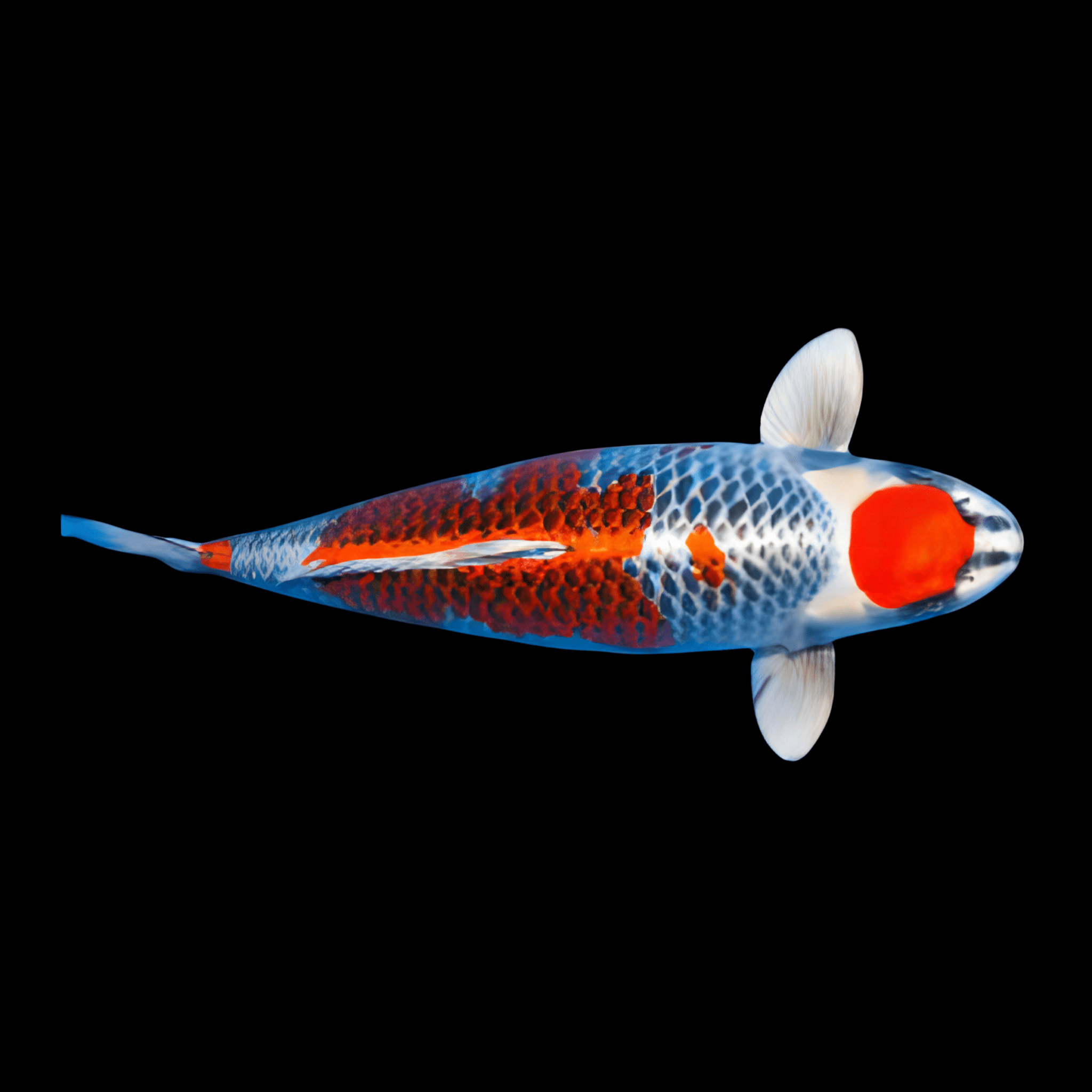 Kujaku Classic Koi Carp Cyprinus Carpio – Sims Tropical Fish | Tropical ...